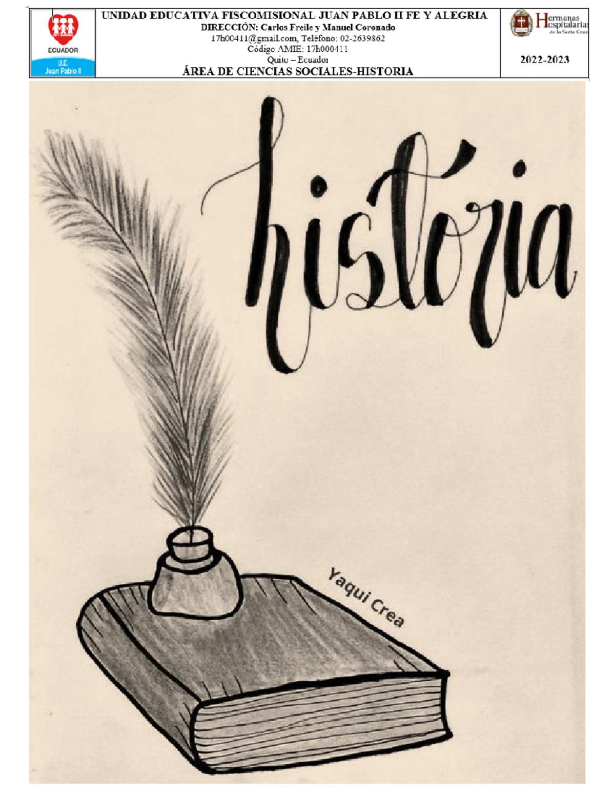 Hoja menbrata portafolio de historia Terminado - INDICE: 1.: Portada 2 ...