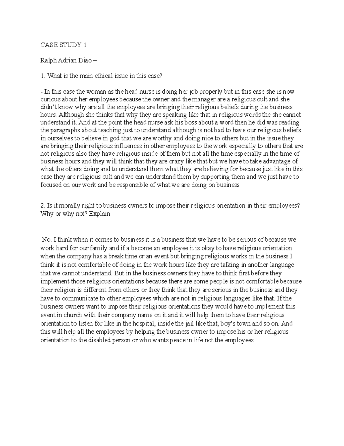 MDTP CASE Study - to help other student - CASE STUDY 1 Ralph Adrian ...