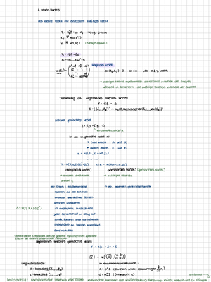 Generalized linear model - Lineare Modelle - Studocu