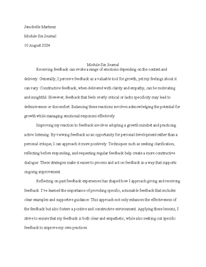 Module 4 Development of Group Roles - Role - Represents the cluster of behaviors performed by ...