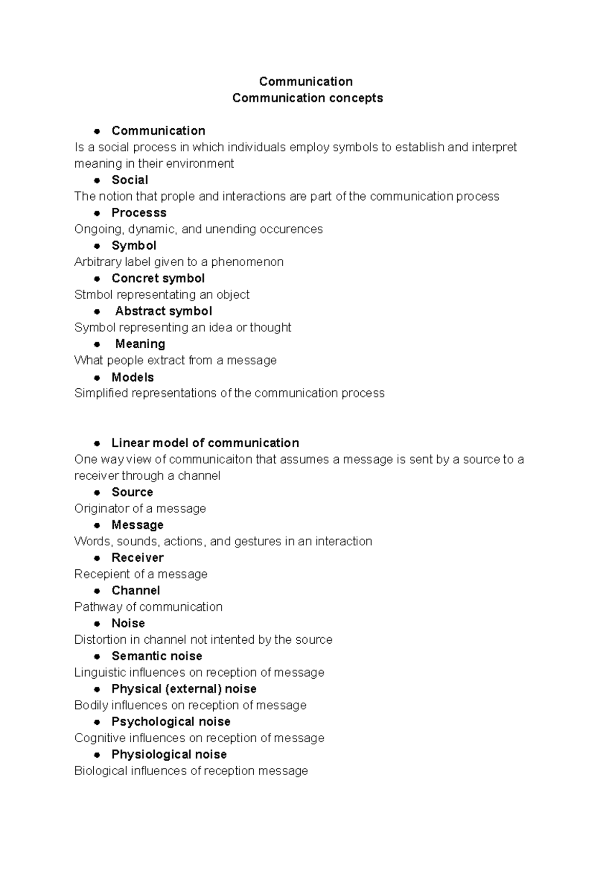 Communication concepts - Communication Communication concepts ...