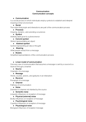 Traditions in communication - The rhetorical tradition States that we ...