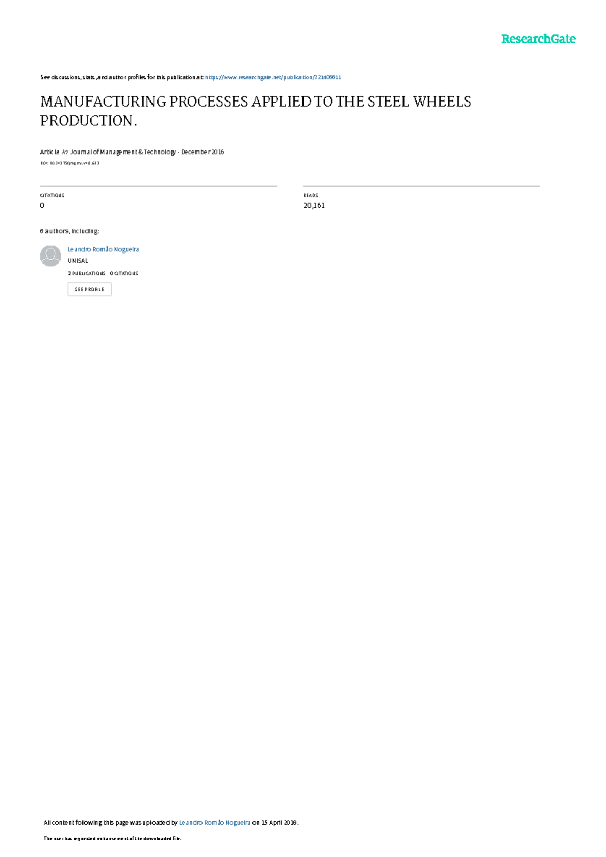 Manufacturing Processes Applied TO THE Steel Wheel - See discussions ...