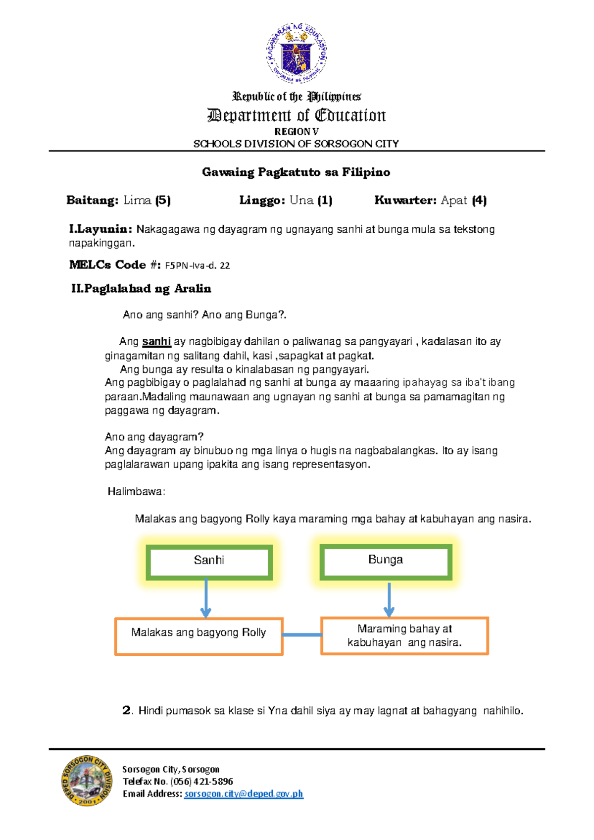 F5 Q.4-LAS -1 - Learning Activity Sheet - Department of Education ...