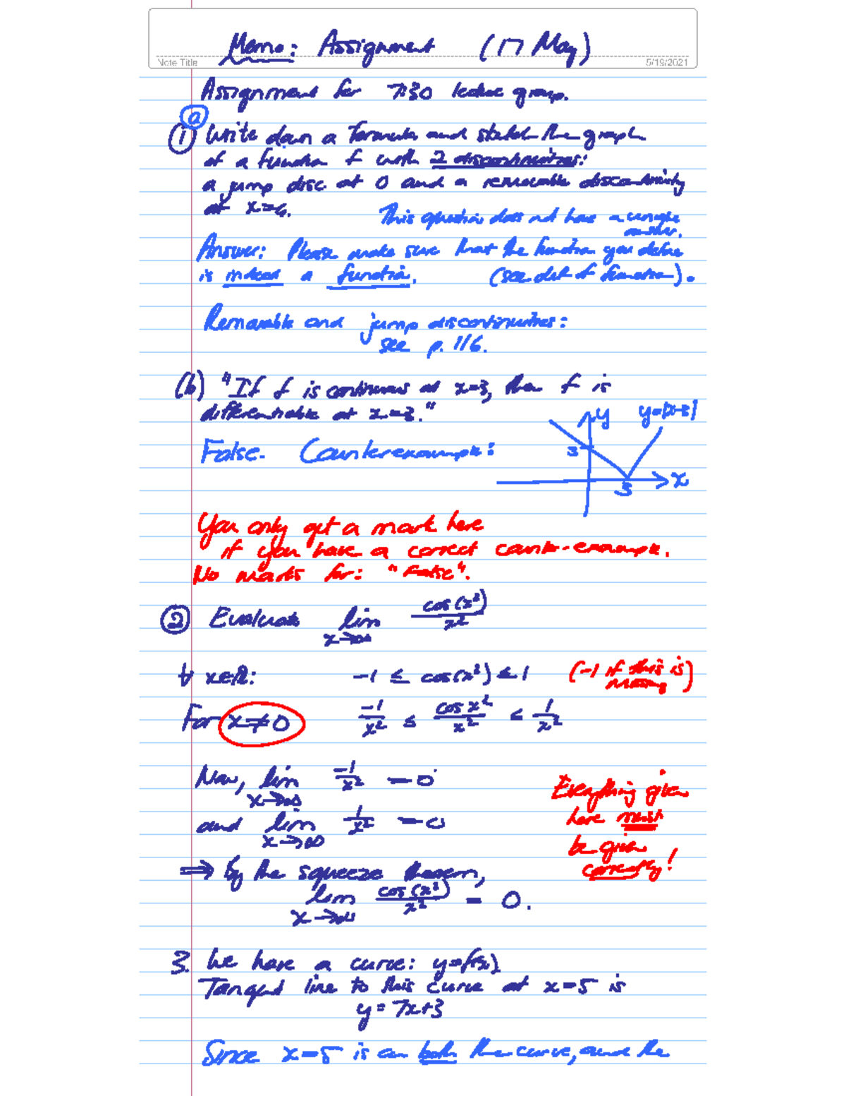 Memo Assignment (17 May) - WTW 158 - Studocu