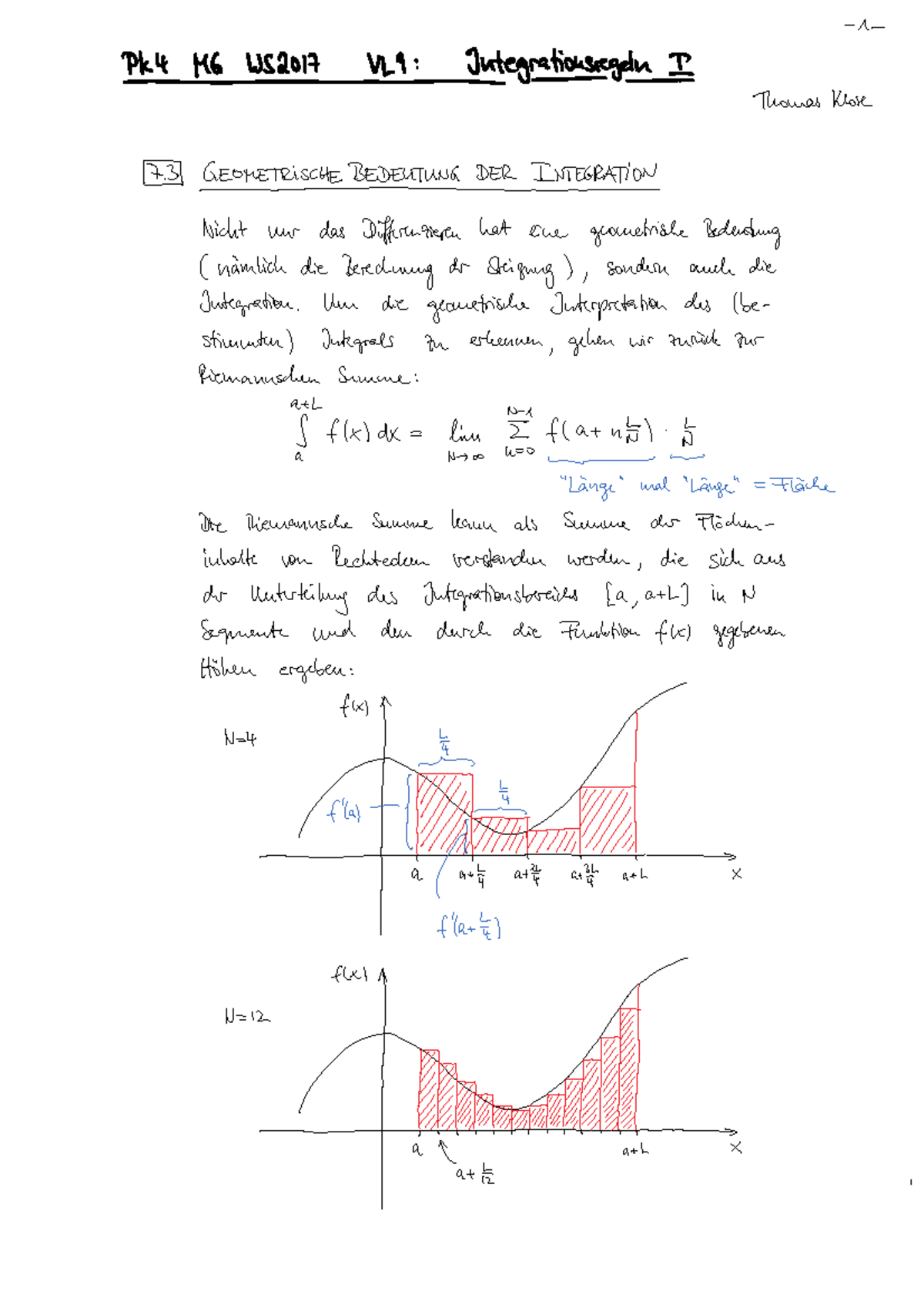 VL09 Integrationsregeln I - 'Pk‘k HG USQoH VL‘\: Guicgmﬁous‘cﬁu 1 ”Wow ...