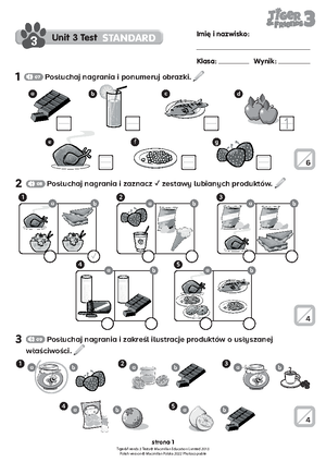 T F3 Unit 3 Test Plus - TEST - Tiger&Friends 3 Tests © Macmillan ...