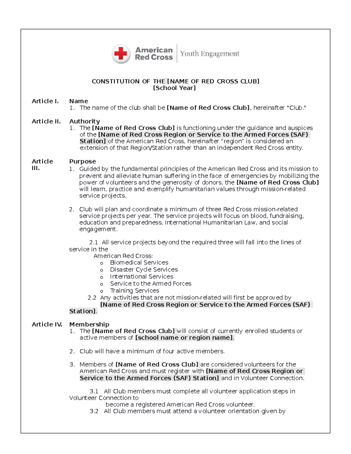 Rcc-constitution-template - CONSTITUTION OF THE [NAME OF RED CROSS CLUB ...