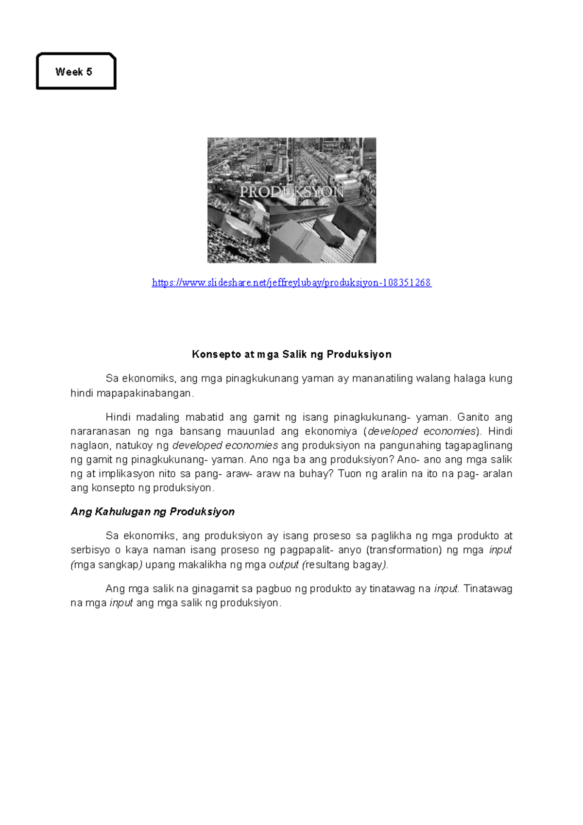 AP 9 5 8 Weeks - araling panlipunan module - slideshare/jeffreylubay ...