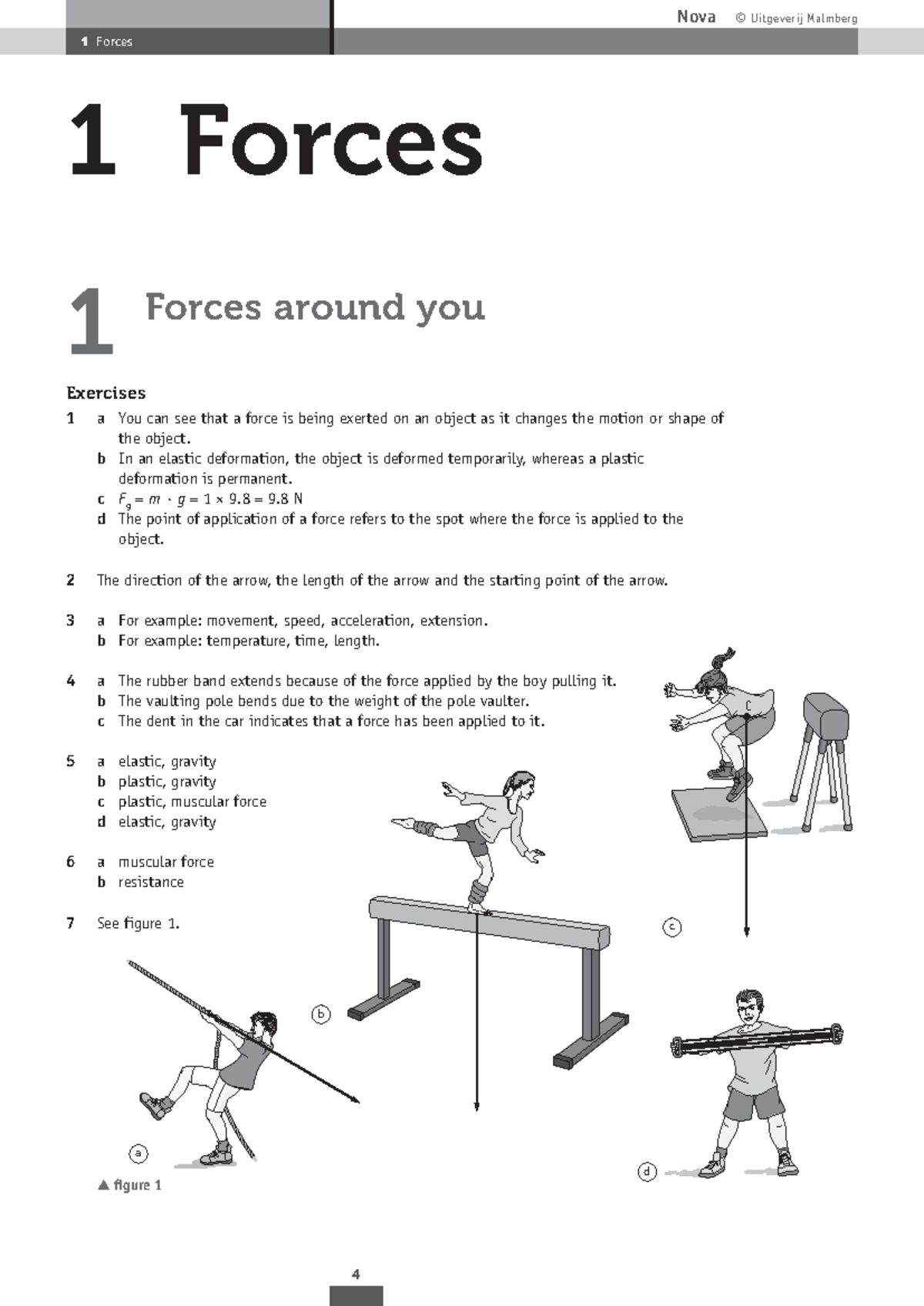Forces - antwoorden nova phy havo leerjaar 3 - 1 Forces 1 Forces 1 ...