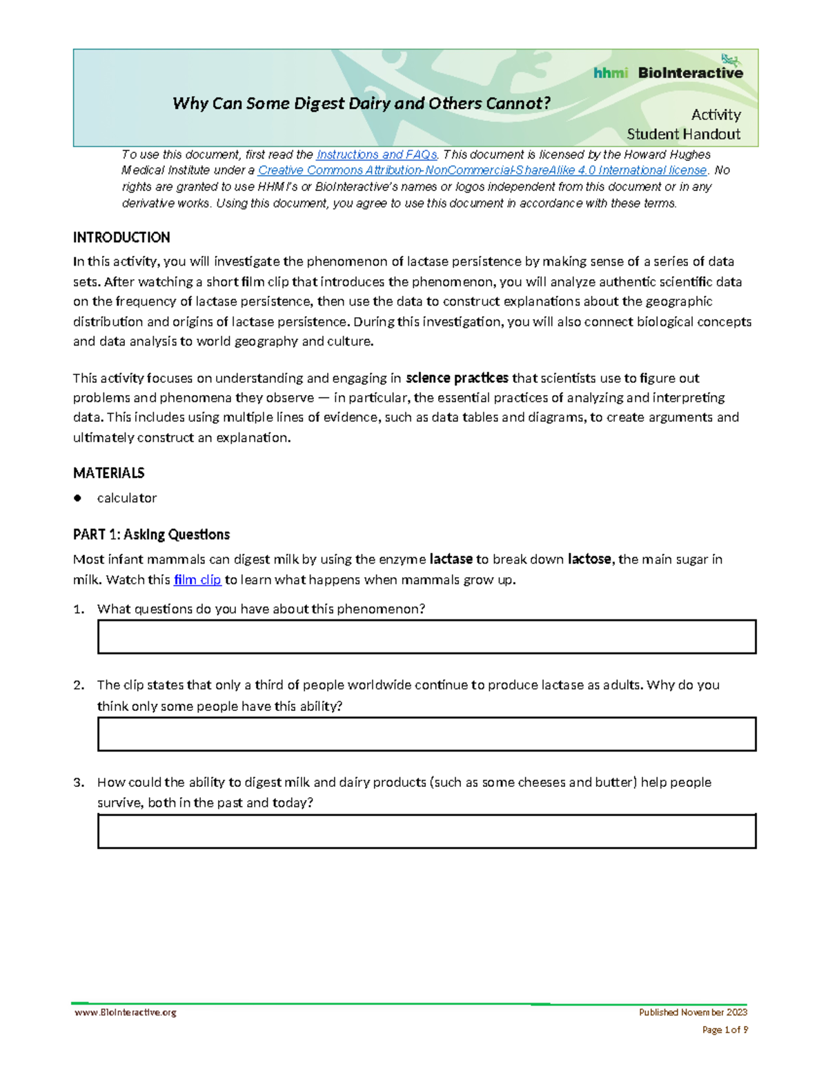 Why Can Some Digest Dairy Revised[ 13152 ] - To use this document ...