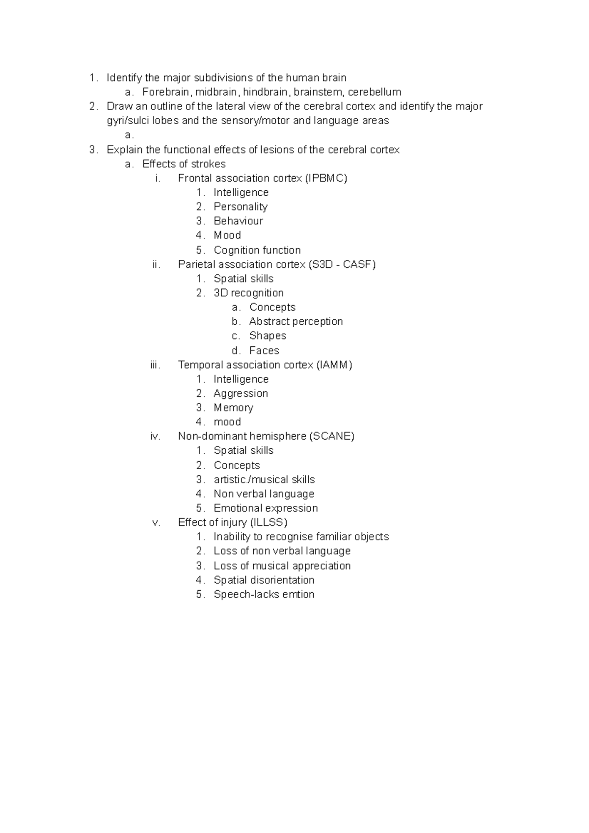 Nervous system - spinal cord & neurons - Identify the major ...