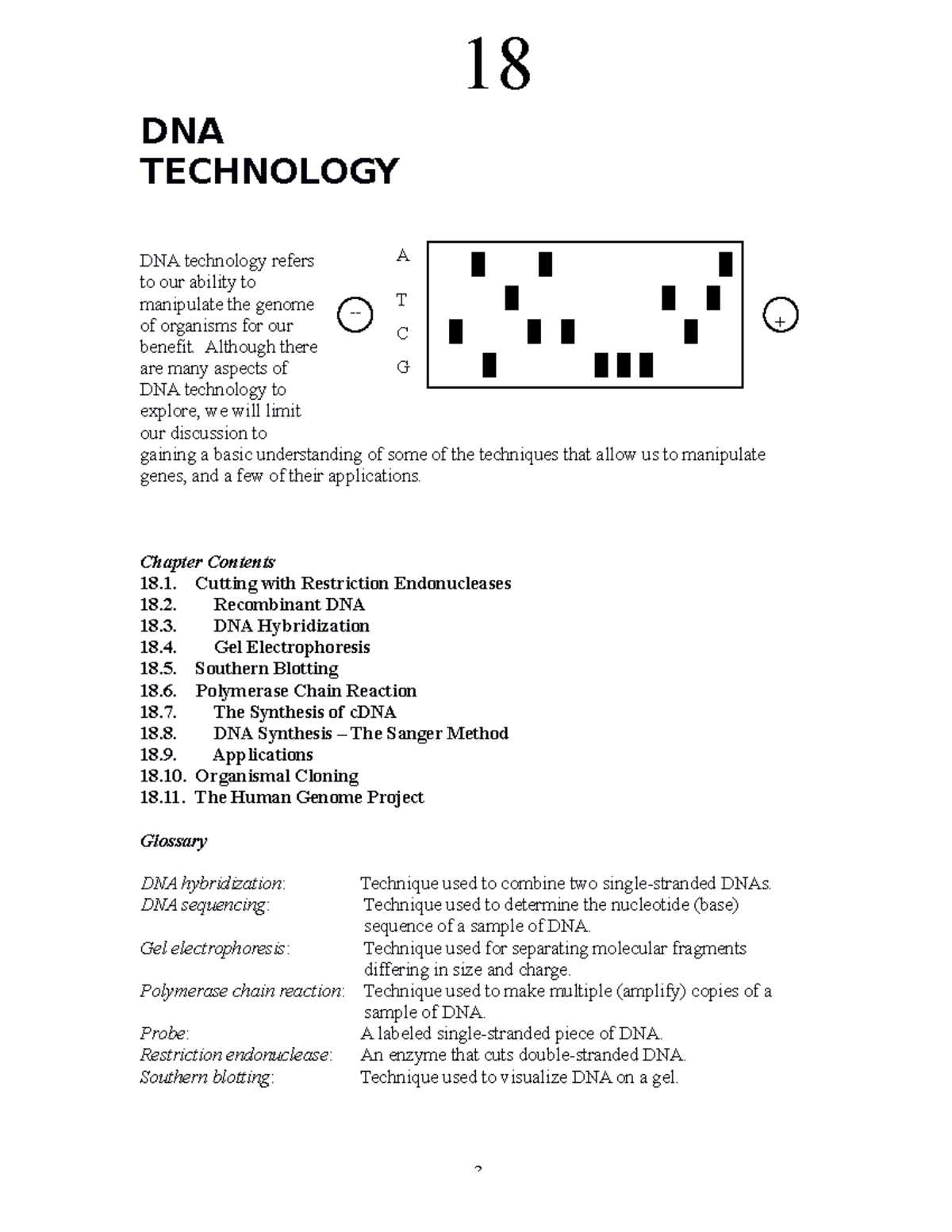 18 - DNA Technology final - DNA TECHNOLOGY DNA technology refers to our ...
