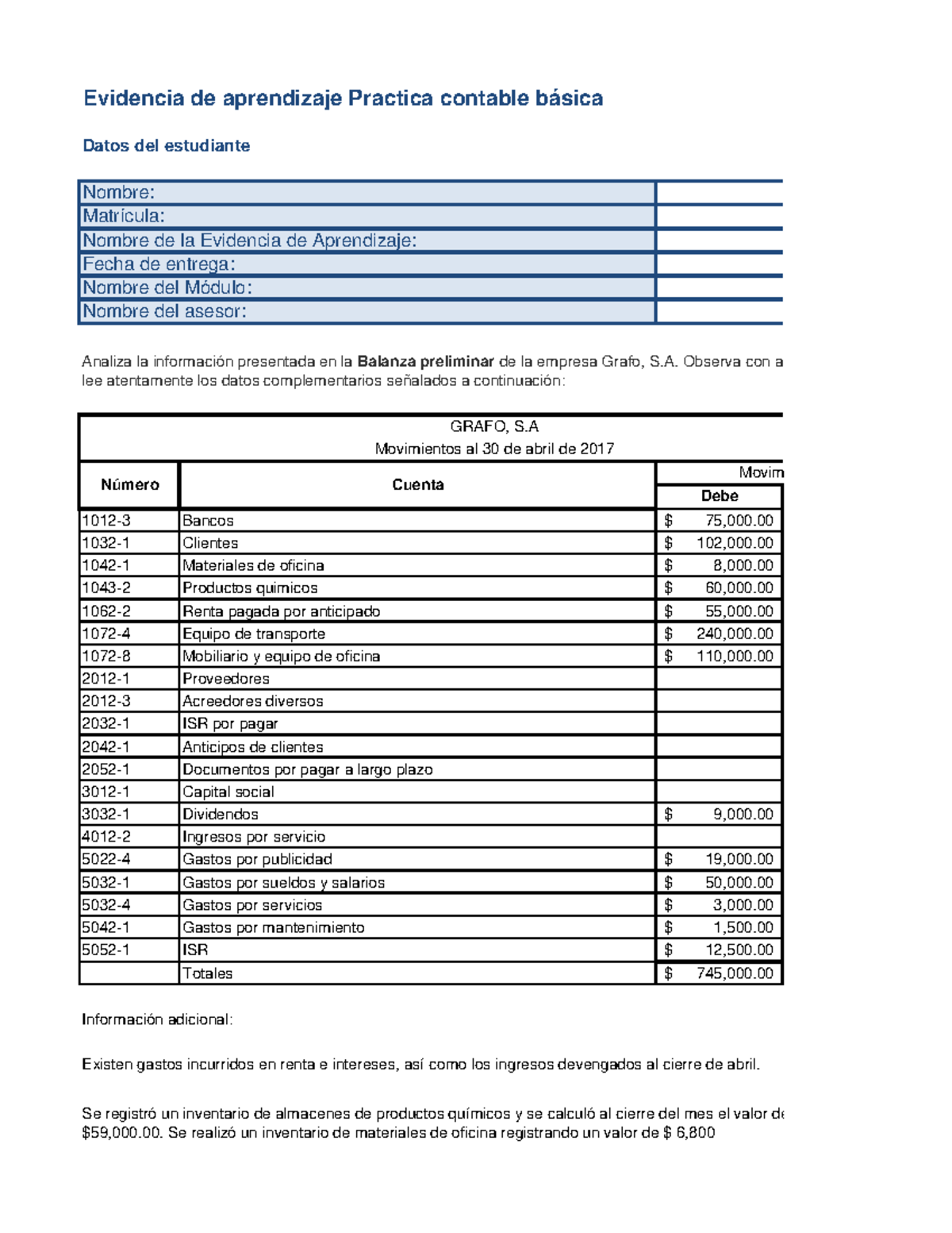Práctica contable - Practica de contabilidad aplicada a los negocios de ...