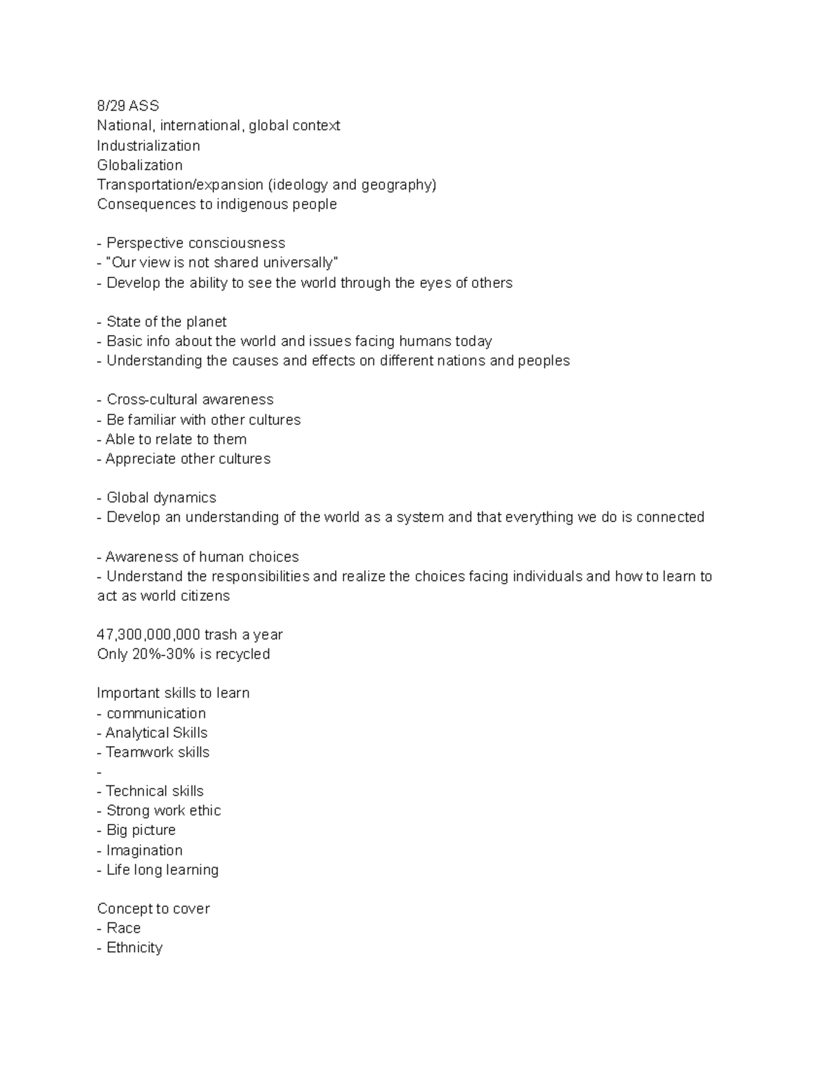 AAS Notes - The instructor's name was Hien Do. This class was very ...