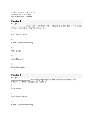 Module 8 test - Score for this quiz:Submitted Feb 26 at 7:51pm 15 out ...