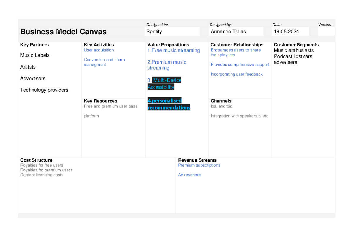 IN8024 BMC template assignment (1) - Designed for: Designed by: Date ...