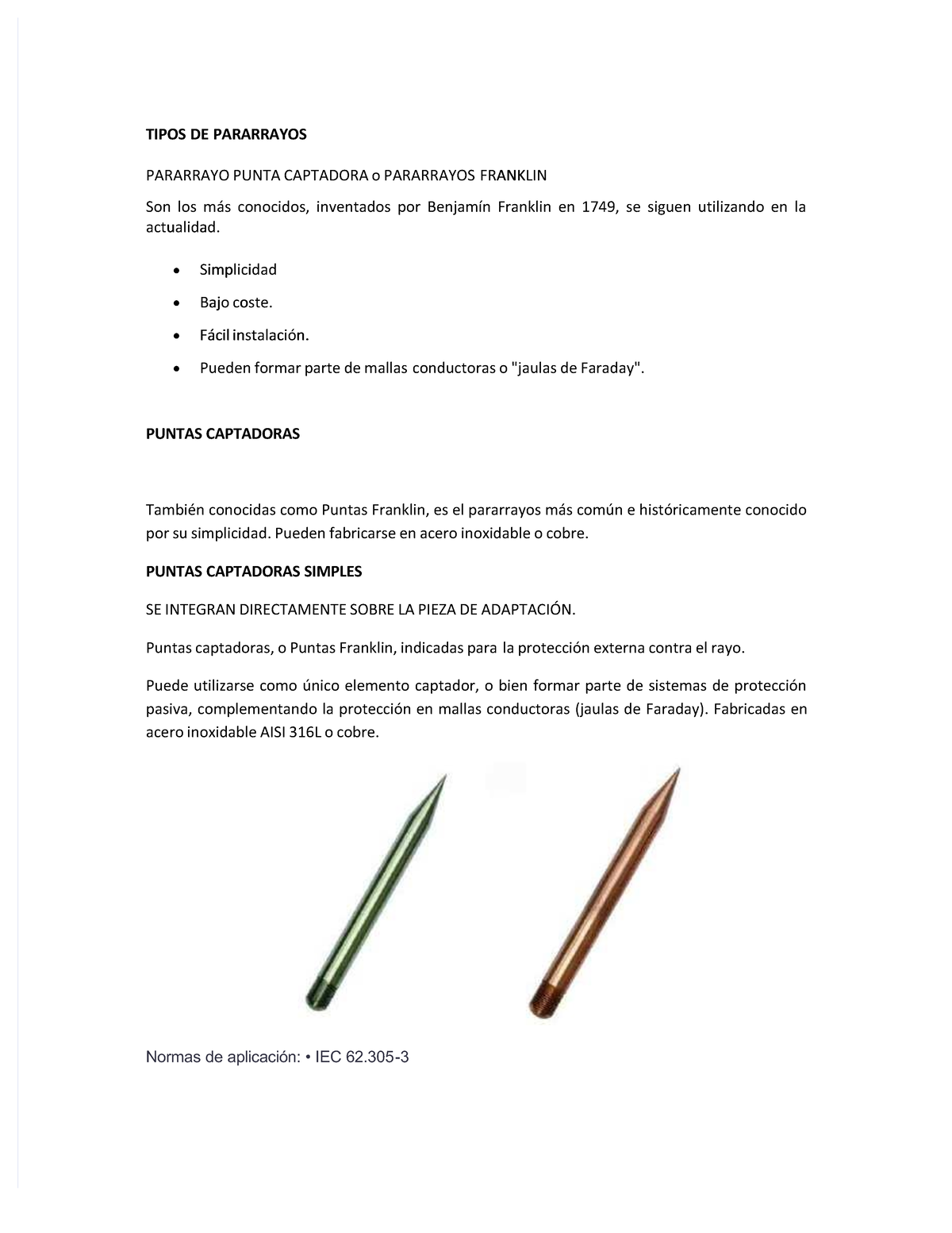 Pdf-tipos-de-pararrayos - TIPOS DE PARARRAYOSTIPOS DE PARARRAYOS ...