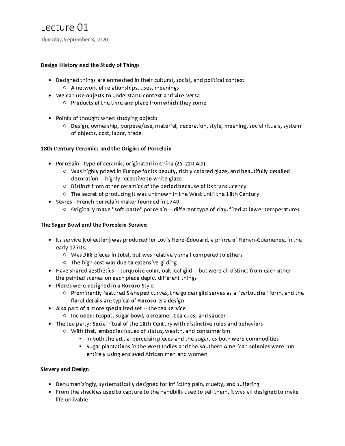 History of Design (AD 395) Lecture Notes - ĞƐŝŐŶ ,ŝƐƚŽƌLJ ĂŶĚ ƚŚĞ ...