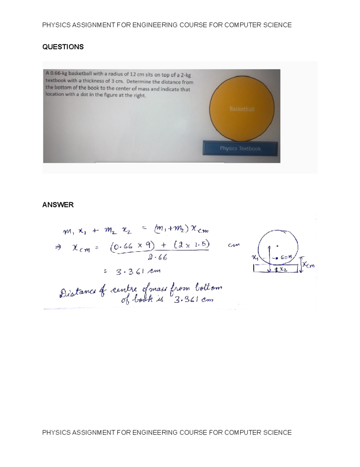 Pysics 202 Remesto BSCS Midterm - Calculus-Based Physics 001 - PHYSICS ...