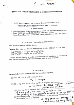 M2-Formula Sheet-released - MATH 2425 Midterm 2 Released TEST WHEN TO ...