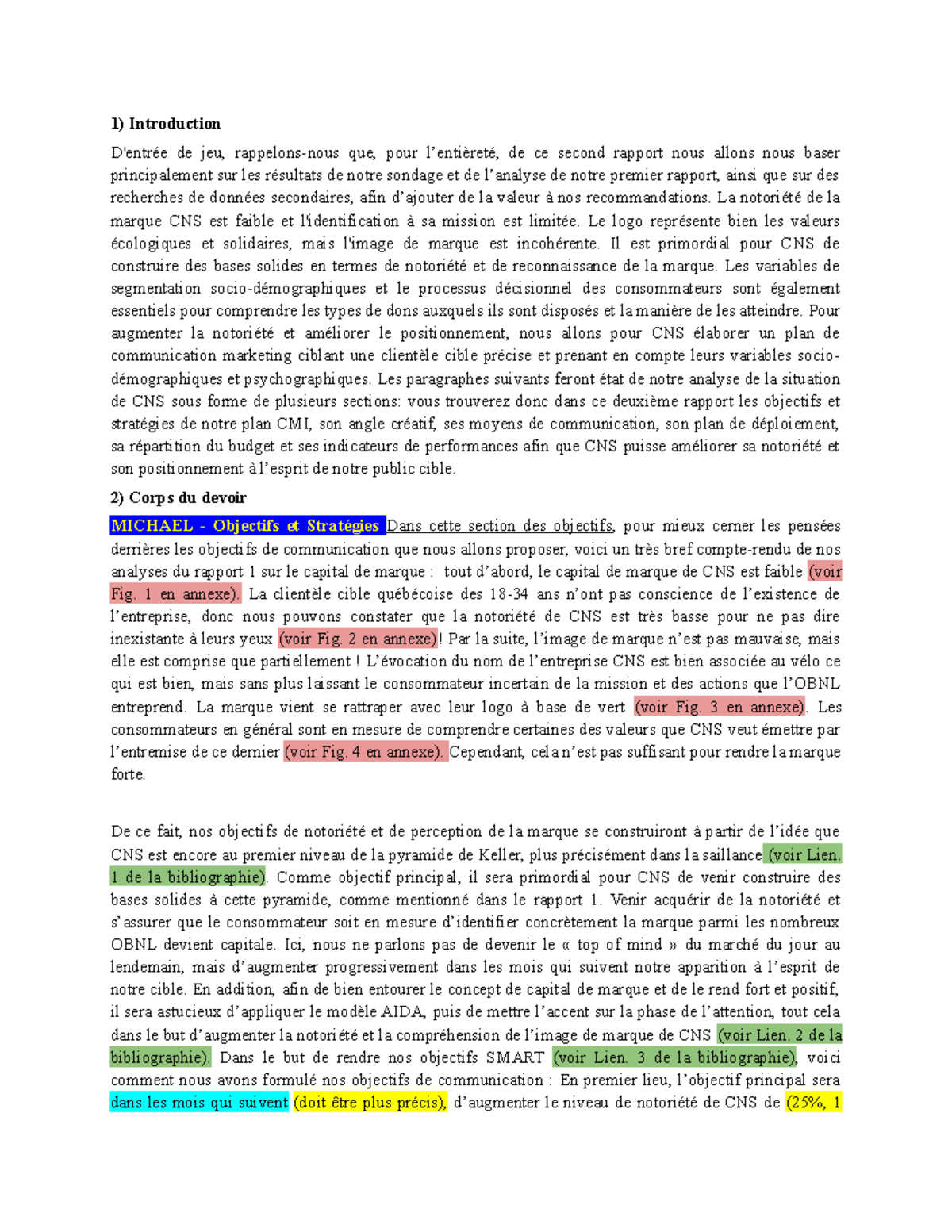 Communication - obj et strat - Introduction D'entrée de jeu, rappelons-nous que, pour l ...