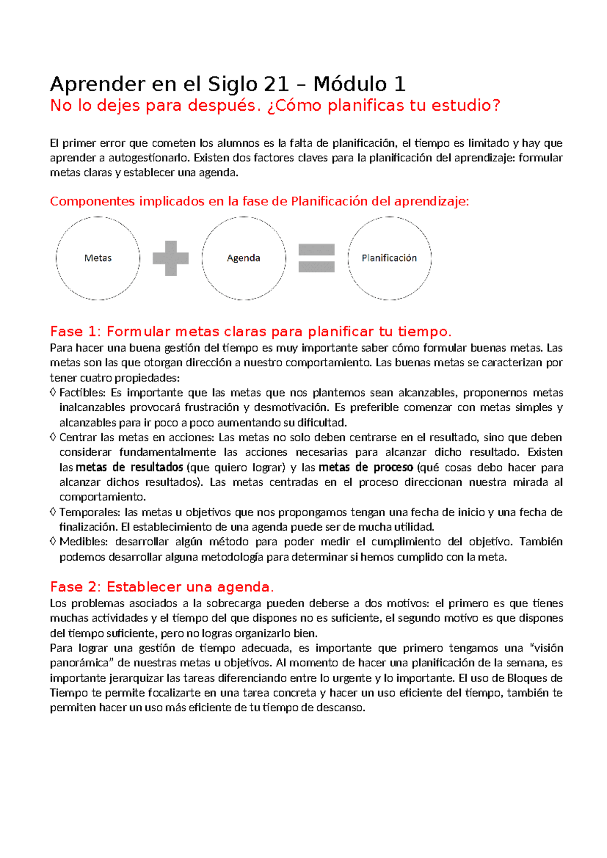 Aprender en el Siglo 21 - Módulo 1 (apartado 2) - Aprender en el Siglo ...