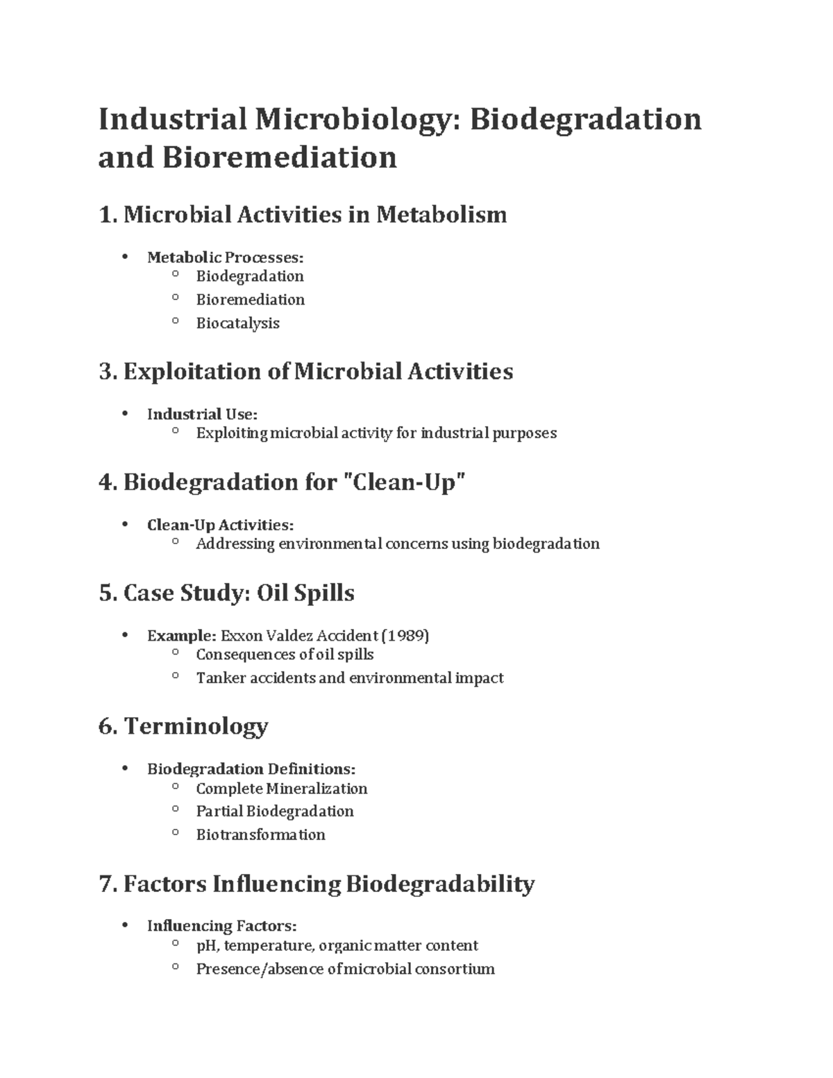 Biodegrad - N/A - Industrial Microbiology: Biodegradation and ...