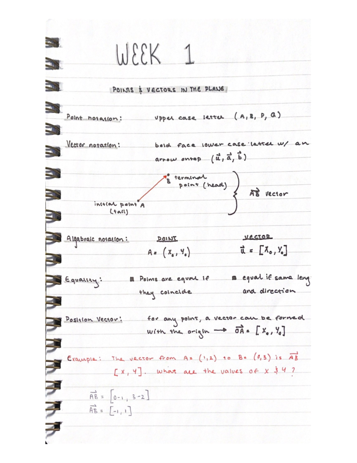Week 1 Notes - Math 1600 - Studocu