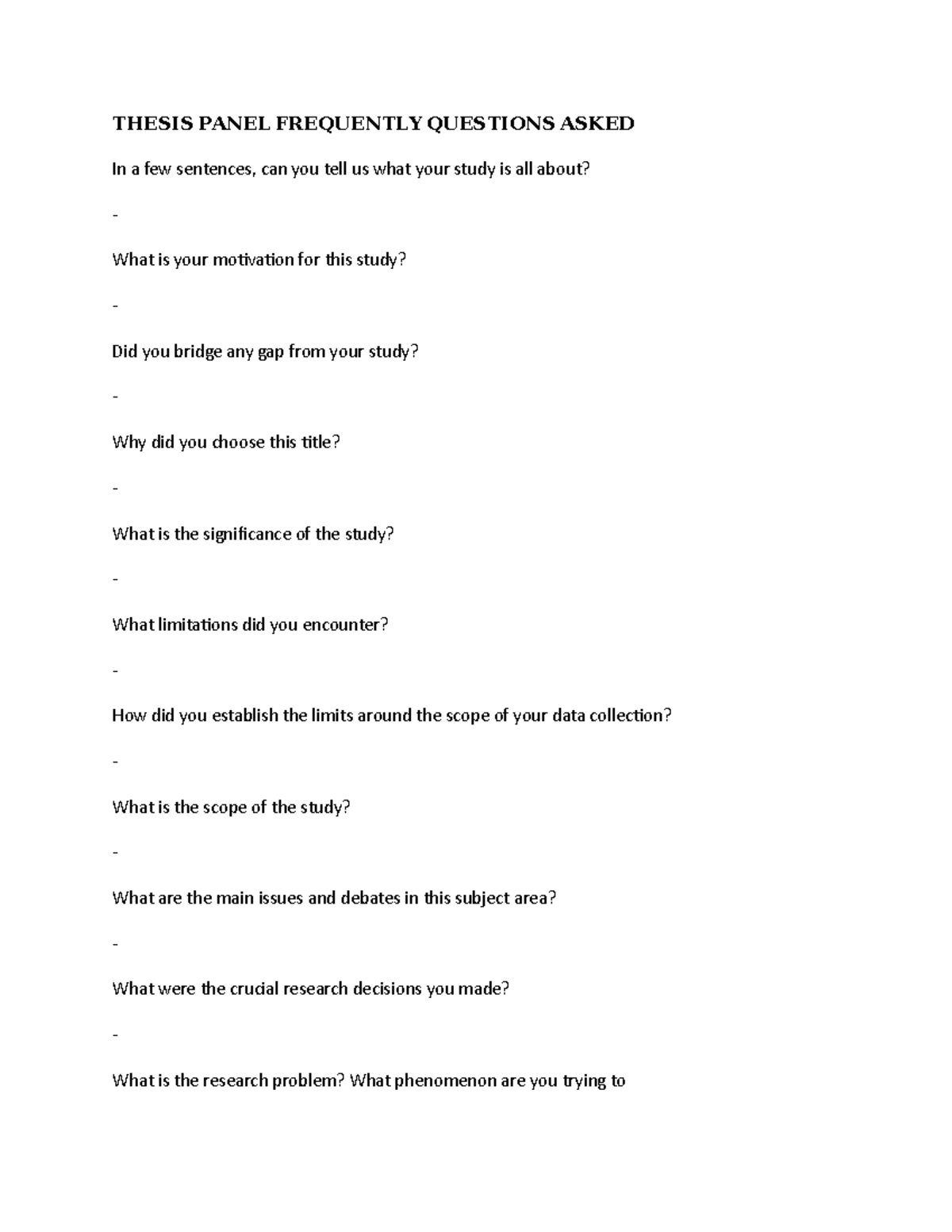 𝐓𝐇𝐄𝐒𝐈𝐒 𝐏𝐀𝐍𝐄𝐋 𝐅𝐑𝐄𝐐𝐔𝐄𝐍𝐓𝐋𝐘 𝐐𝐔𝐄𝐒𝐓𝐈𝐎𝐍𝐒 𝐀𝐒𝐊𝐄𝐃 - 𝐀𝐀𝐀𝐀𝐀𝐀 𝐀𝐀𝐀𝐀𝐀 𝐀𝐀𝐀𝐀𝐀𝐀𝐀𝐀𝐀𝐀 ...