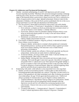 Developmental Psychology Reviewer ( Papalia) - BS Psychology - PUP ...