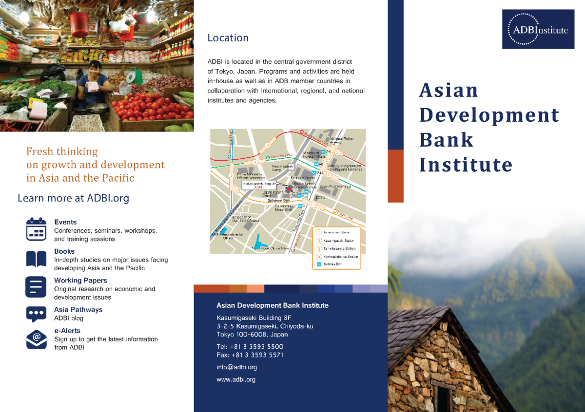 Adbi-brochure-eng - sff - ADBI is the think tank of the Asian ...