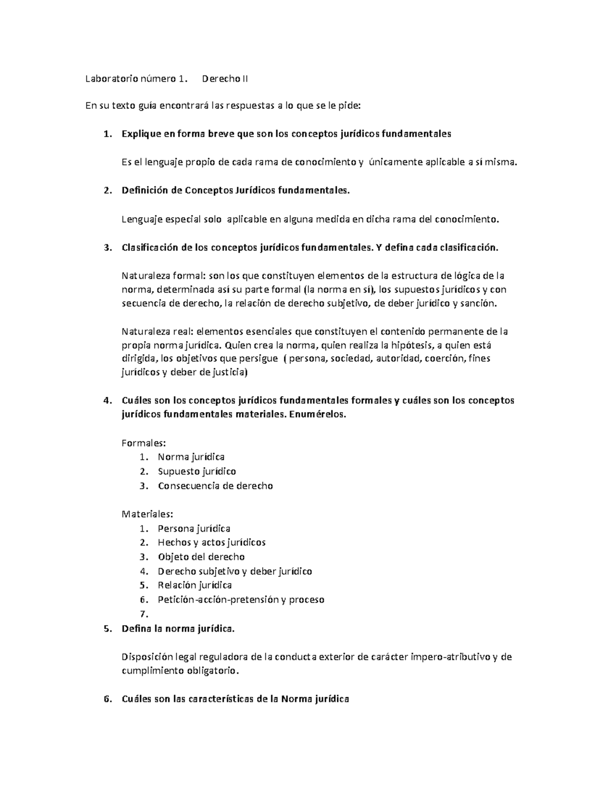 Laboratorio Derecho - definiciones - Warning: TT: undefined function: 32 Laboratorio número 1 ...