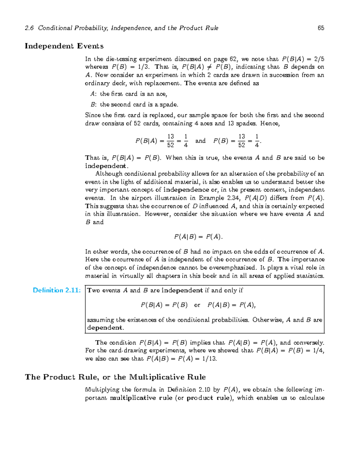 Walpole probability and statistics for engineers and scientisst-18 - 2 Conditional Probability ...