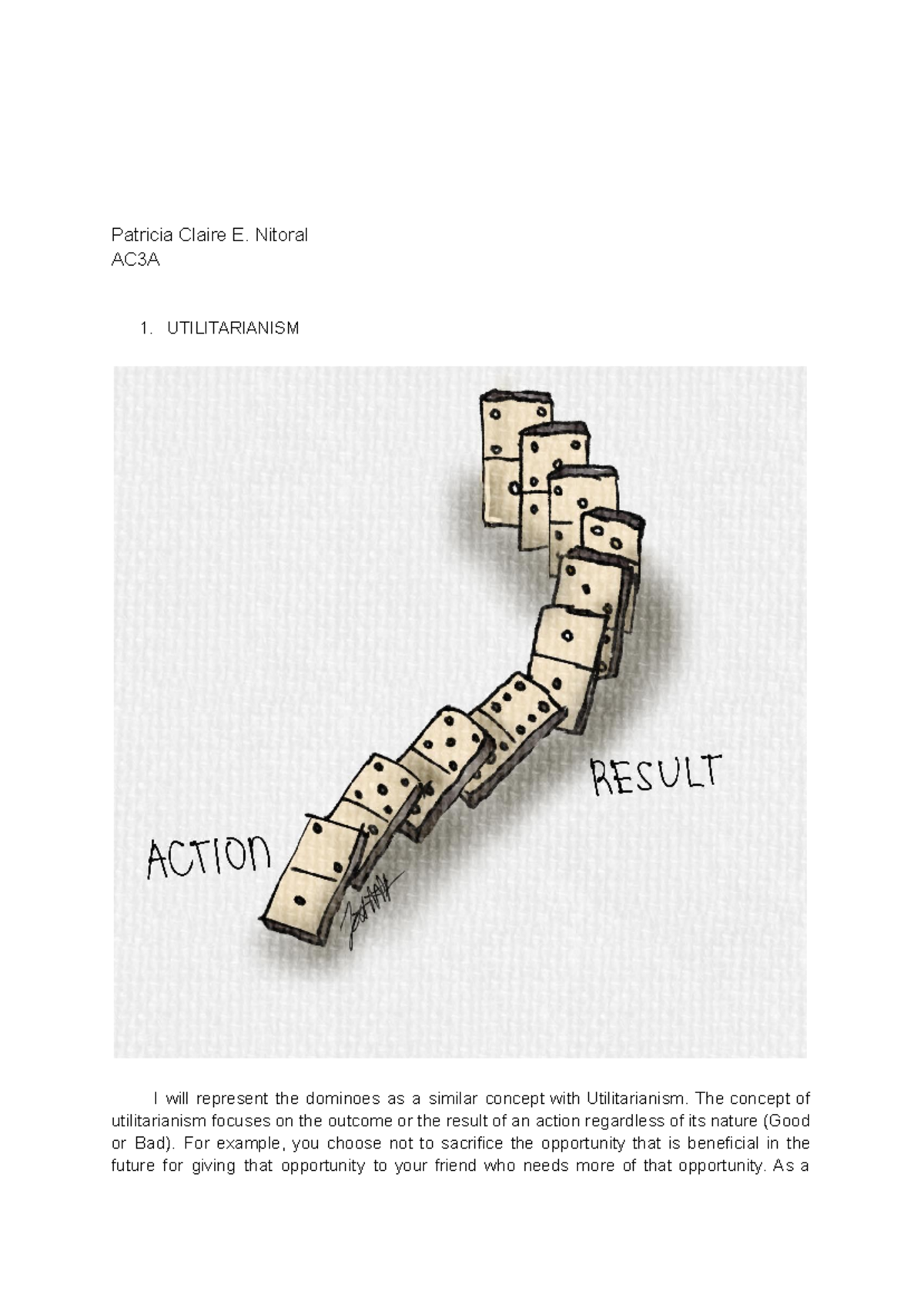 Essay/illustration - Strategic Manangement - Patricia Claire E. Nitoral ...