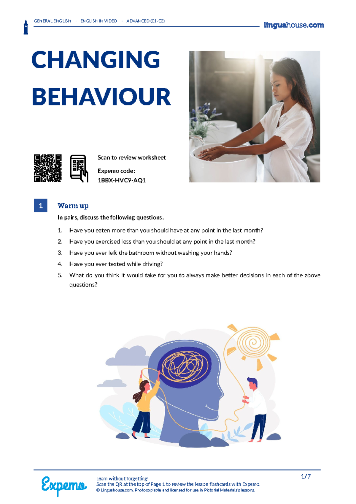 Changing behaviour british english teacher - GENERAL ENGLISH · ENGLISH ...