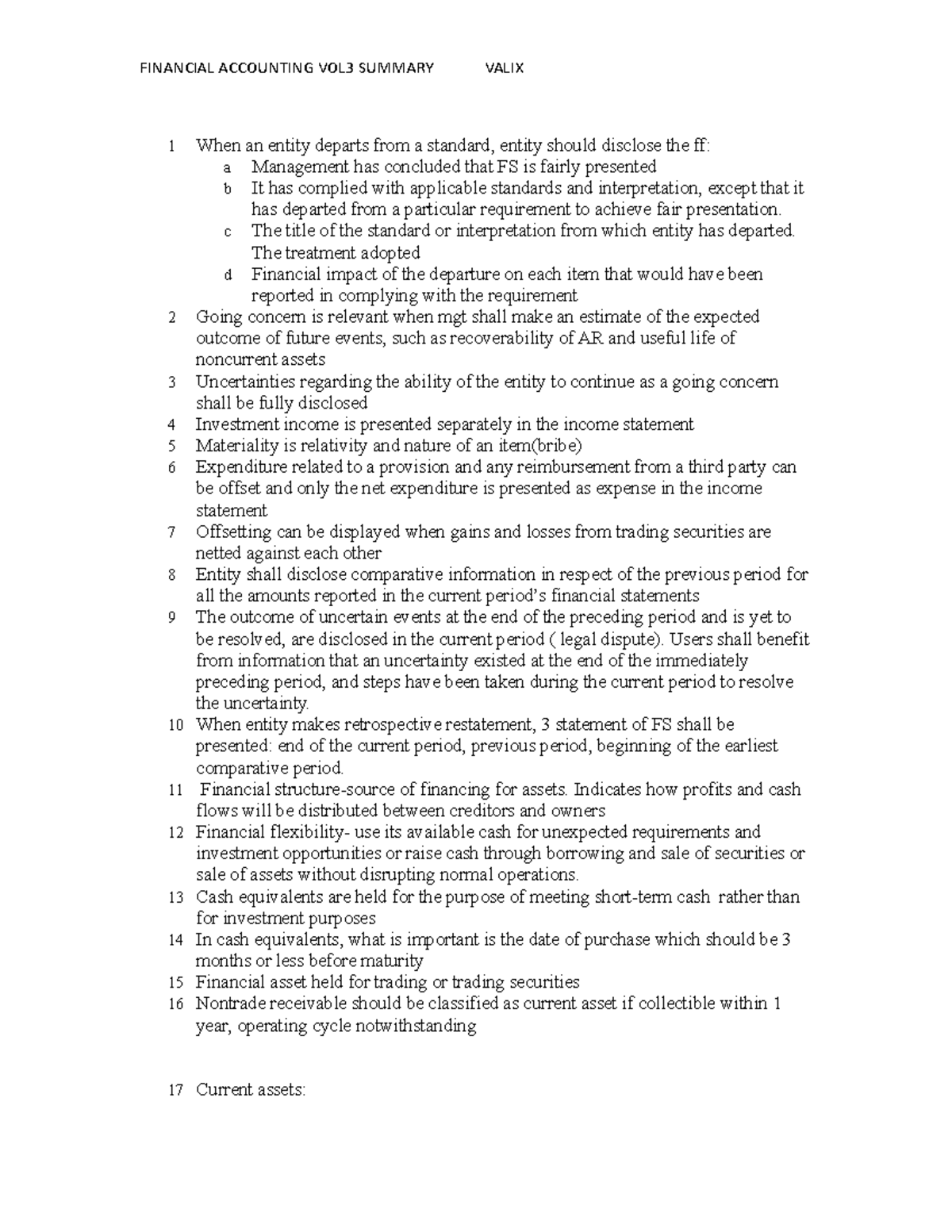 Financial Accounting Theories - Summary Notes Theory of Accounts ...