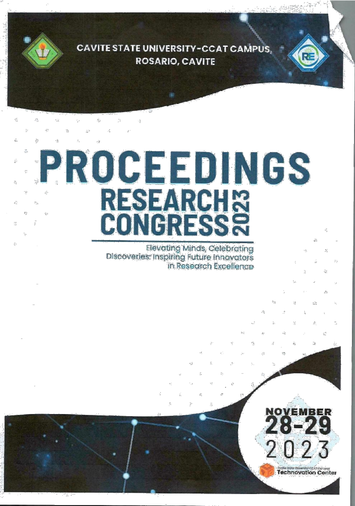 Proceedings Research Congress - After the presentation and speech of ...