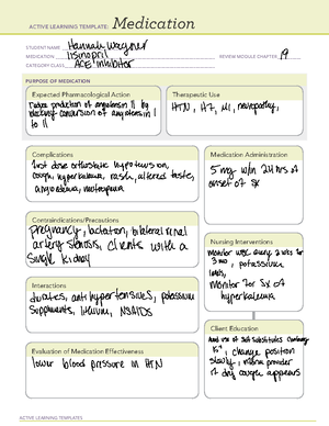 ATI-Heparin - ATI medication template heparin - ACTIVE LEARNING ...