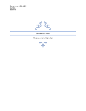 Bible Study Correlation assignment - Name: Emma Creech BIBL104 Bible ...