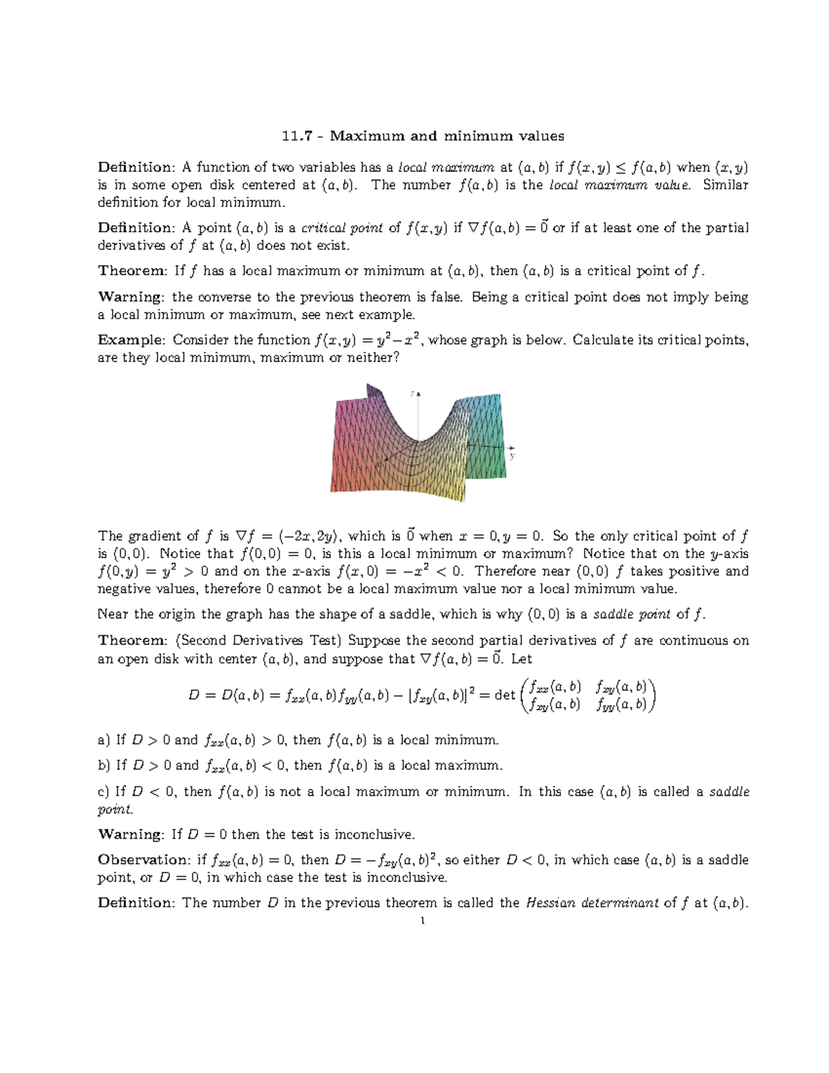 Directional Derivatives And The Gradient Vector 11 Maximum And