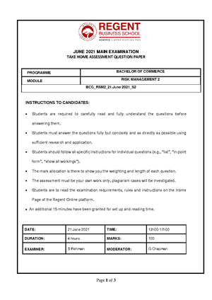 [Solved] Identify and explain the four different categories of risk ...