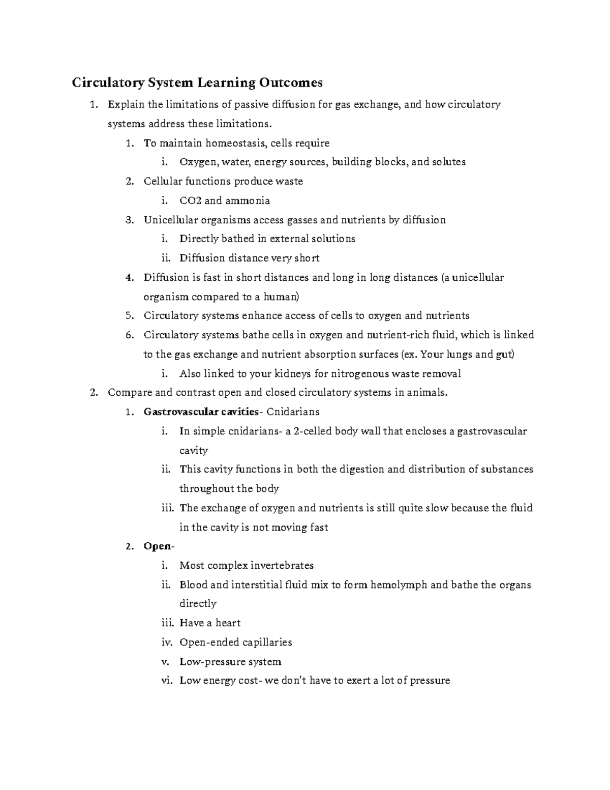 Biol 242 Exam #3 Lo's P2 - Notes for one section of the third exam ...