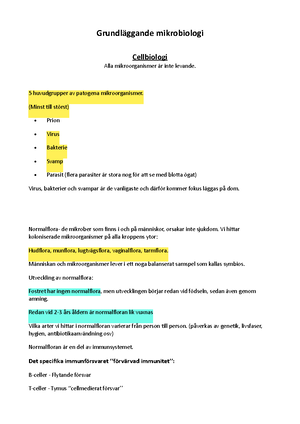 Mikrobiologi bakterier översikt -1 - GRAMPOSITIVA KOCKER I HOPAR/KLASAR ...