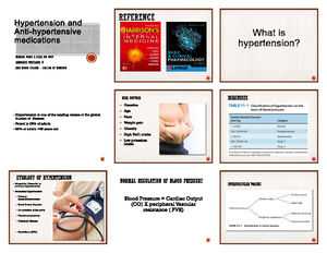 HTN PPT - Internal medicine - Studocu