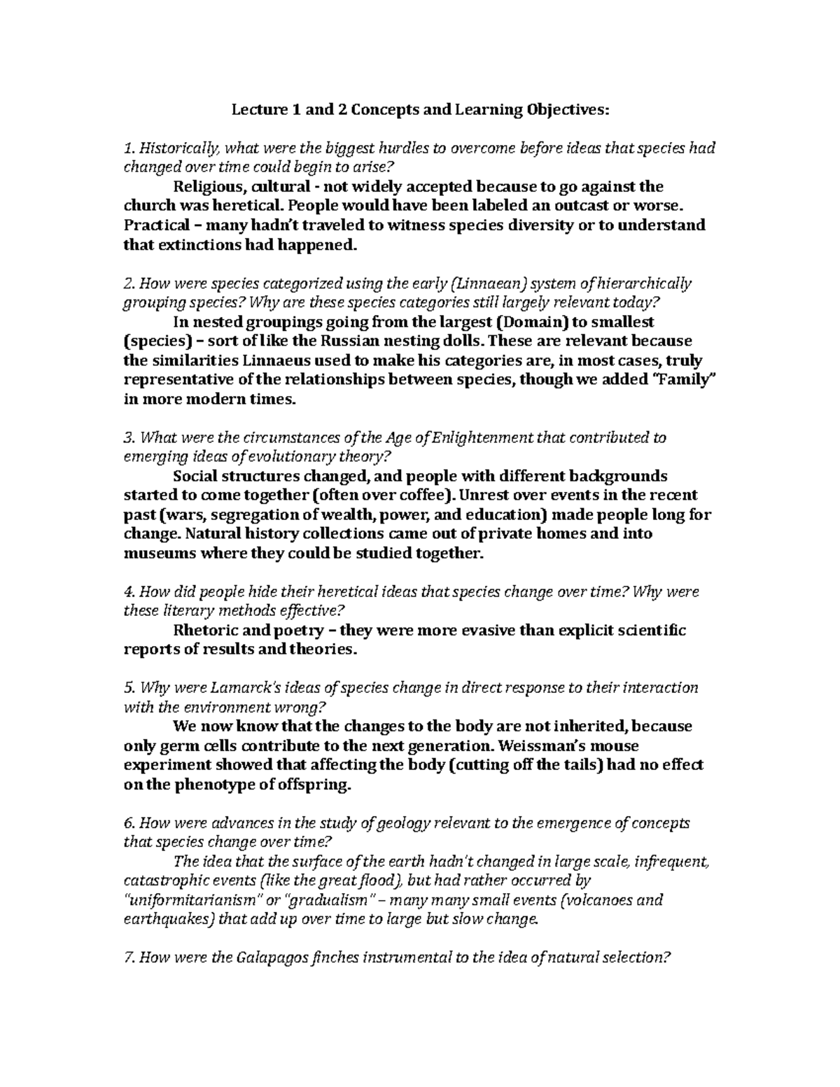 Lecture 1 2 Concepts Key - Lecture 1 and 2 Concepts and Learning ...