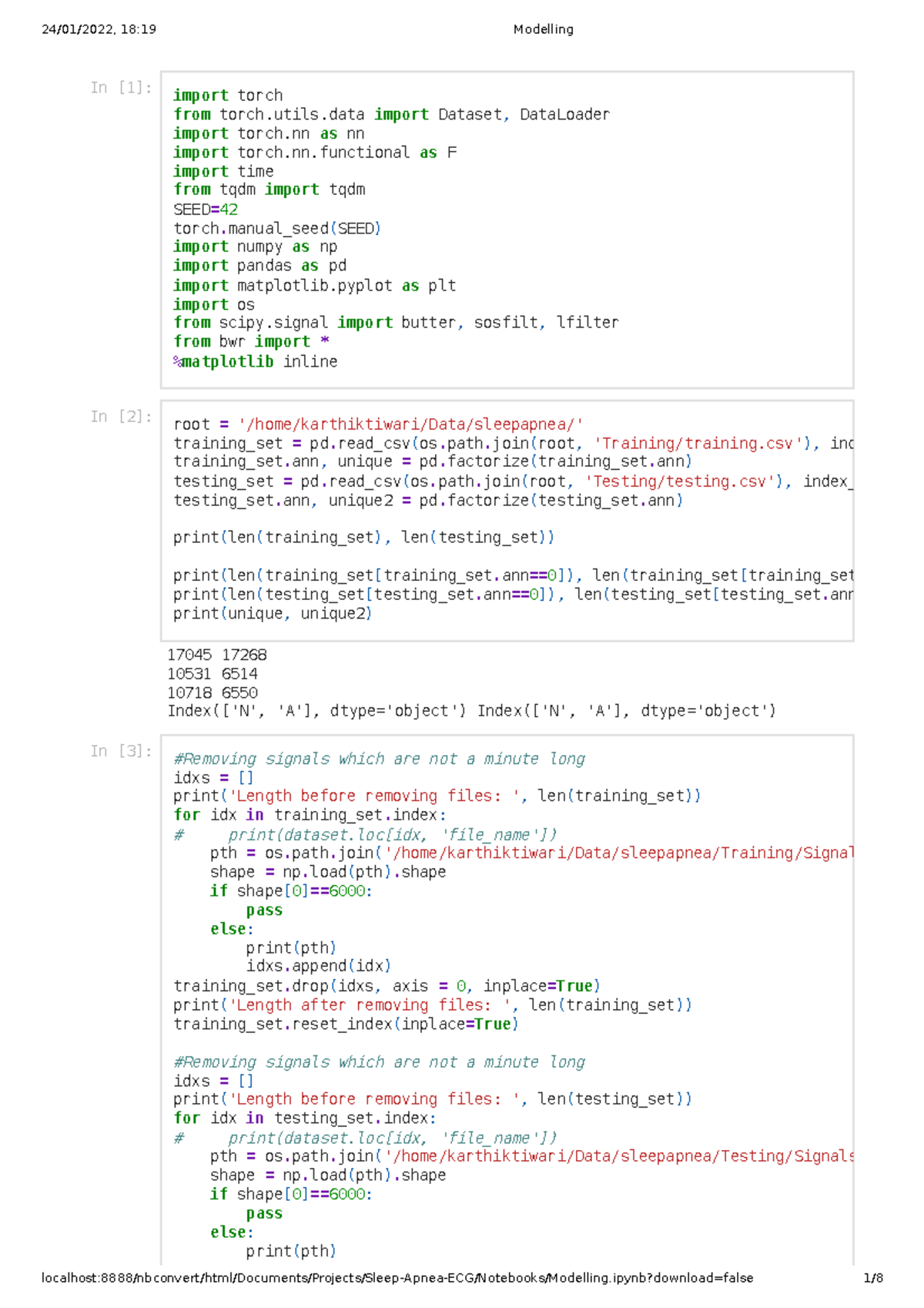 Modelling - 1704510531 10718 Index(['N', 6550 'A'], dtype='object ...
