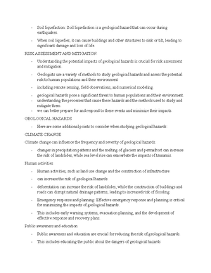Geology Notes 1 ECC - These processes help us understand the history ...