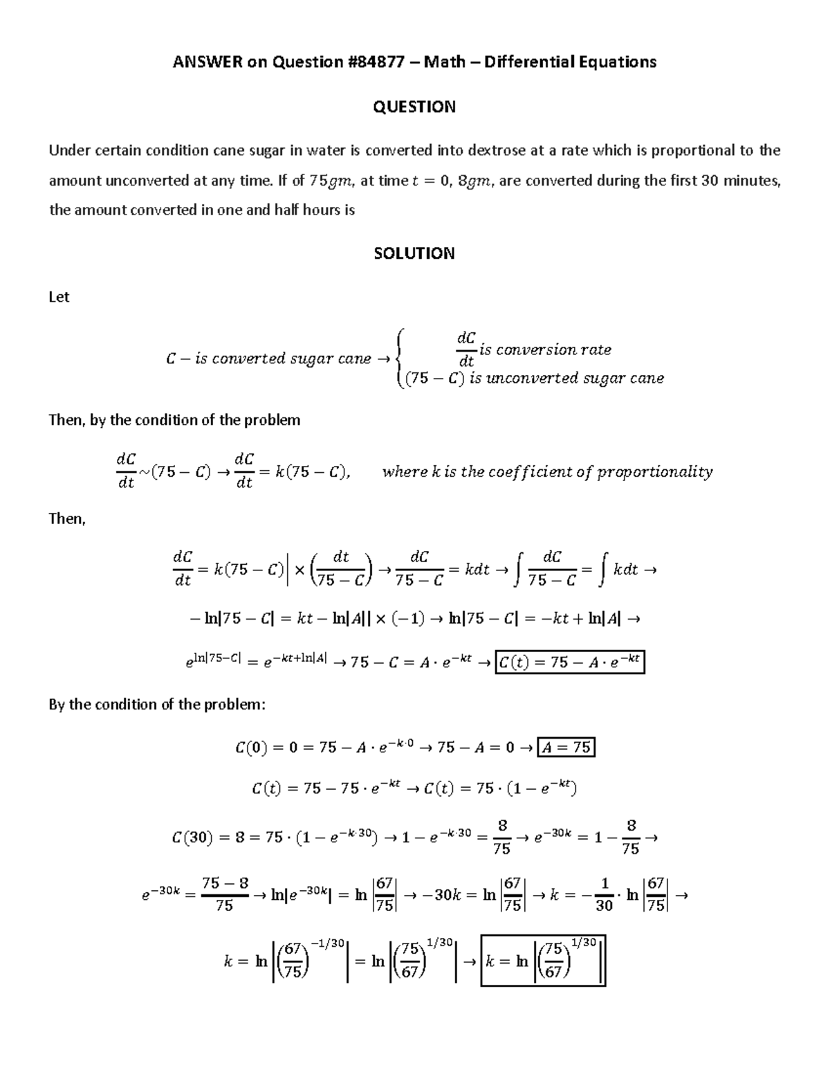Answer present economy - ANSWER on Question #84877 – Math – Differential Equations QUESTION ...