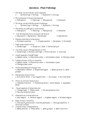 DISEASES OF FIELD CROPS AND THEIR MANAGEMENT - COURSE MATERIAL FOR PATH ...